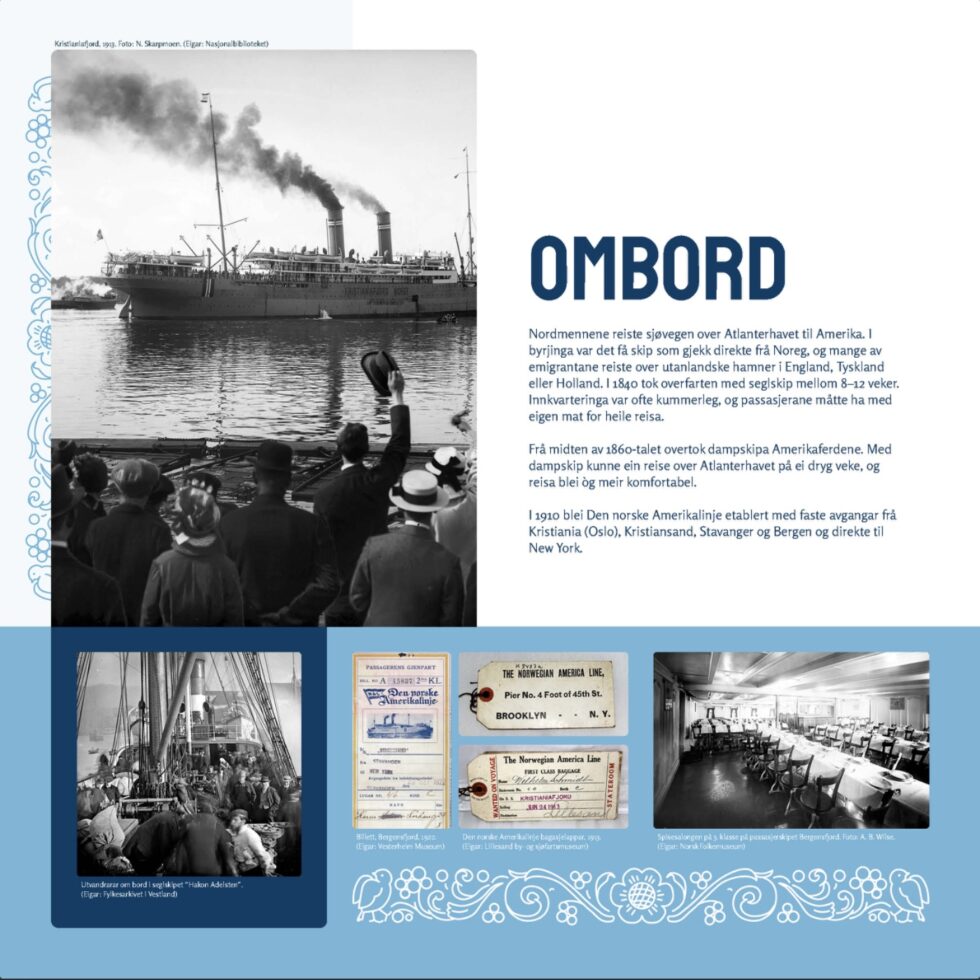 Emigrating to America - Landslaget for lokalhistorie